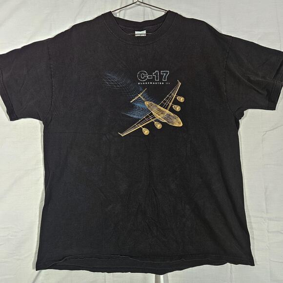 Unknown | Shirts | Vintage Boeing C7 Globemaster Iii Shirt Mens Xl ...